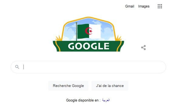 Google célèbre le 59ème anniversaire de l’indépendance de l’Algérie ...
